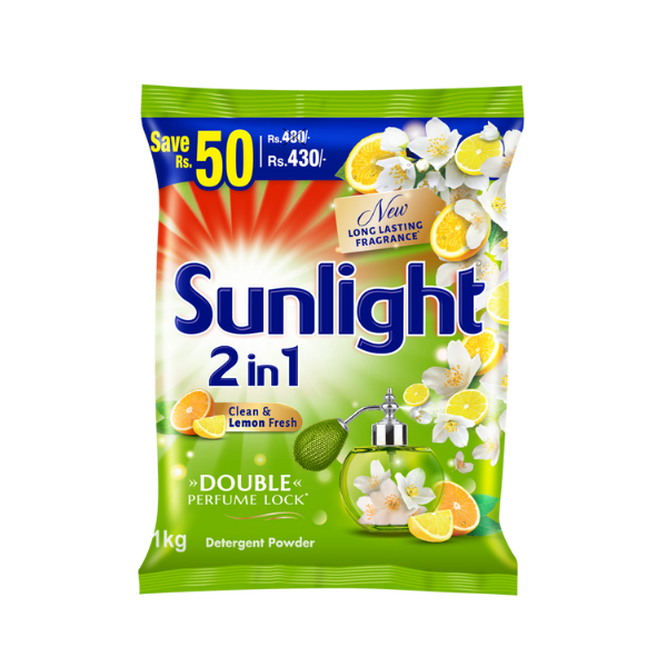 Sunlight Detergent Powder 1Kg | Glomark.lk