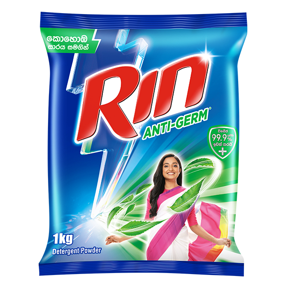 Rin Anti Germ Washing Powder 1Kg | Glomark.lk
