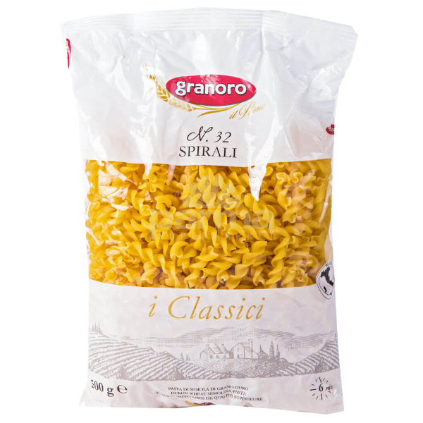 Granoro Pasta Spirali No. 32 500G | Glomark.lk