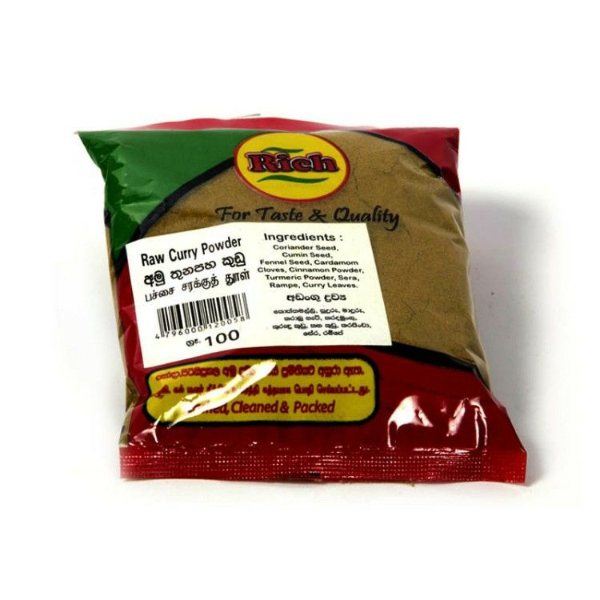 Rich Raw Curry Powder 100G | Glomark.lk