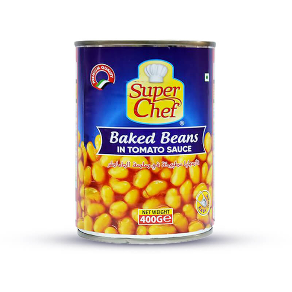 Super Chef Baked Beans In Tomato Sauce 400G | Glomark.lk