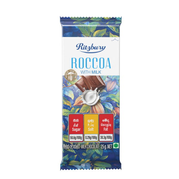 Ritzbury Roccoa Milk Chocolate 25G | Glomark.lk