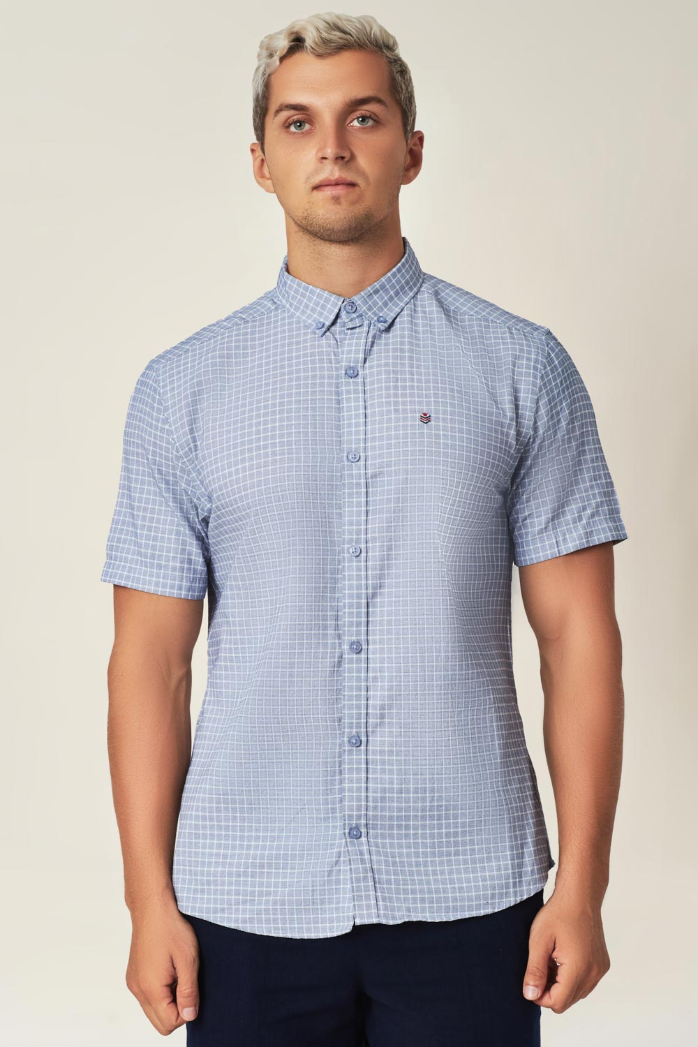 Premium Checked Short Sleeve Shirt | Odel.lk