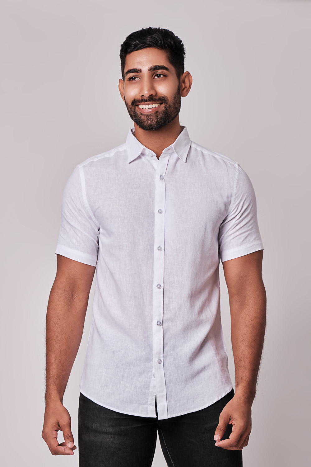 Premium Linen Short Sleeve Shirt | Odel.lk
