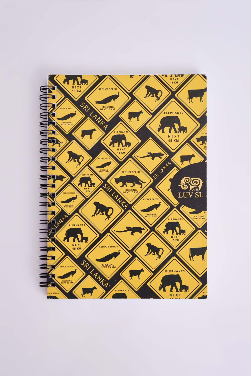Luv Sl Note Book Spiral Binding All Over Print | Odel.lk
