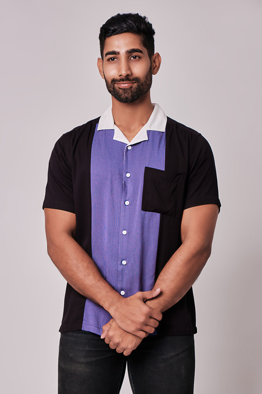 Odel Colour Block Short Sleeve Shirt | Odel.lk
