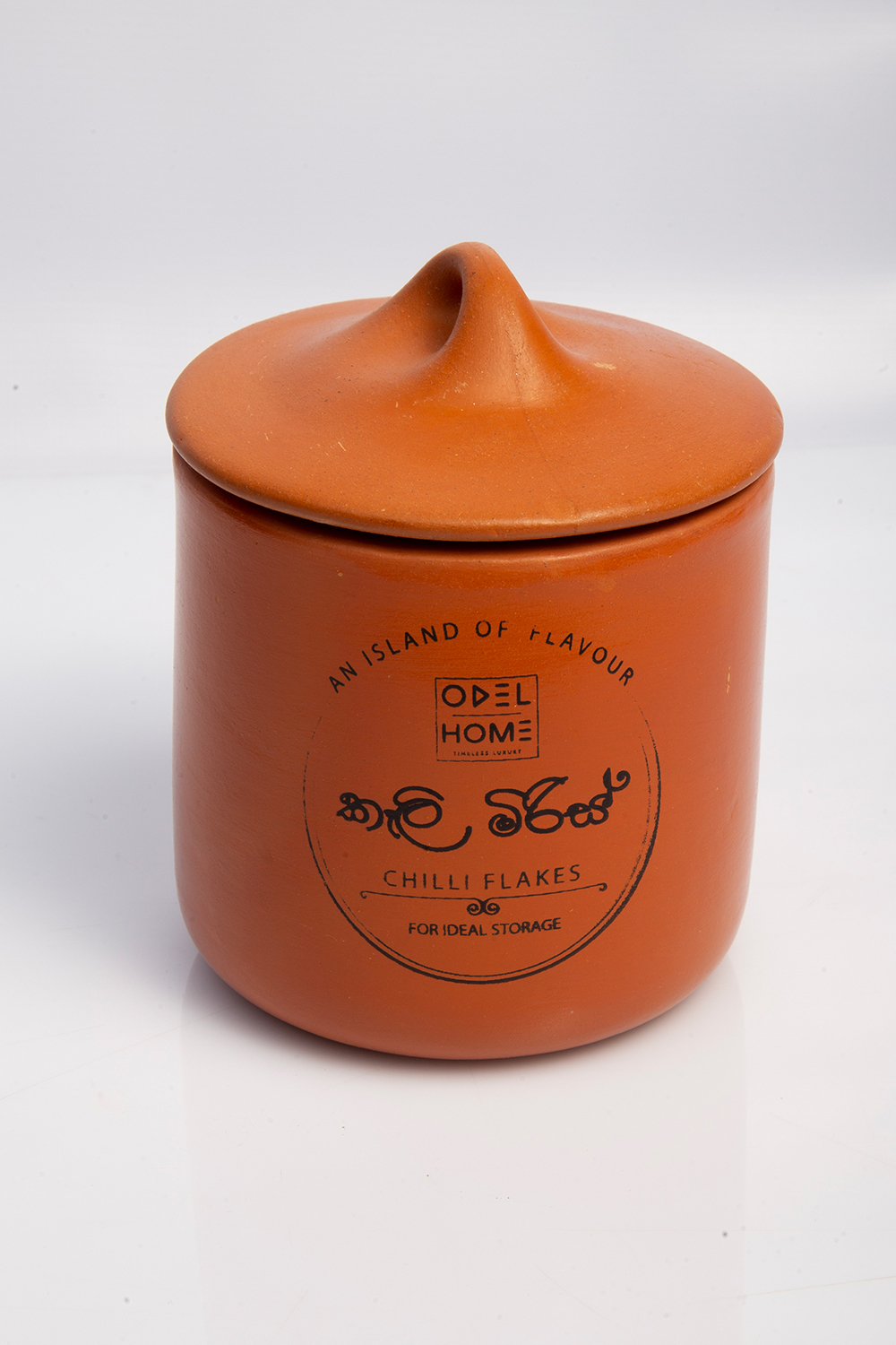 Odel Chilli Flakes Clay Storage Container | Odel.lk