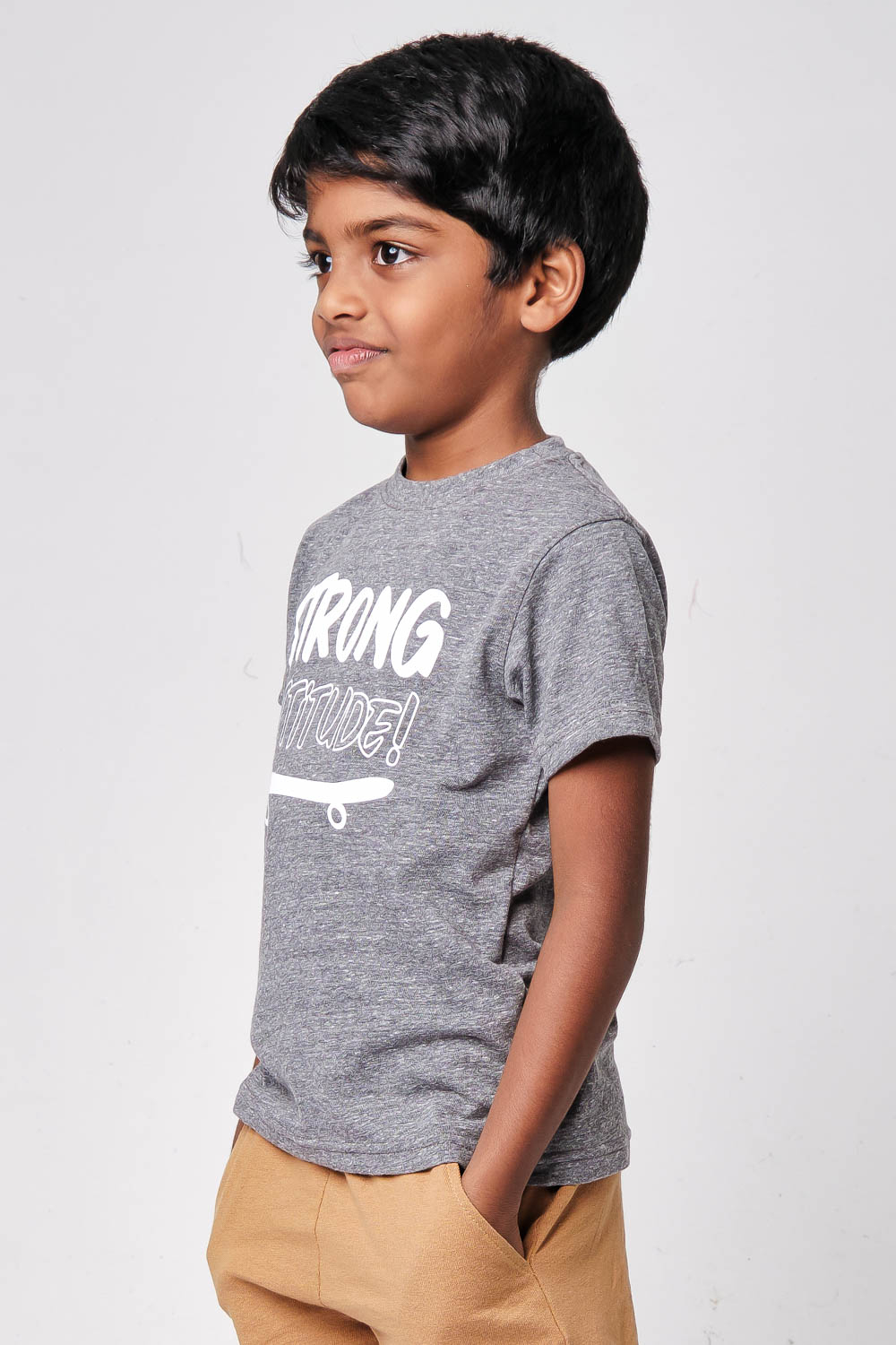 Odel Boys Charcoal Marl Tshirts | Odel.lk
