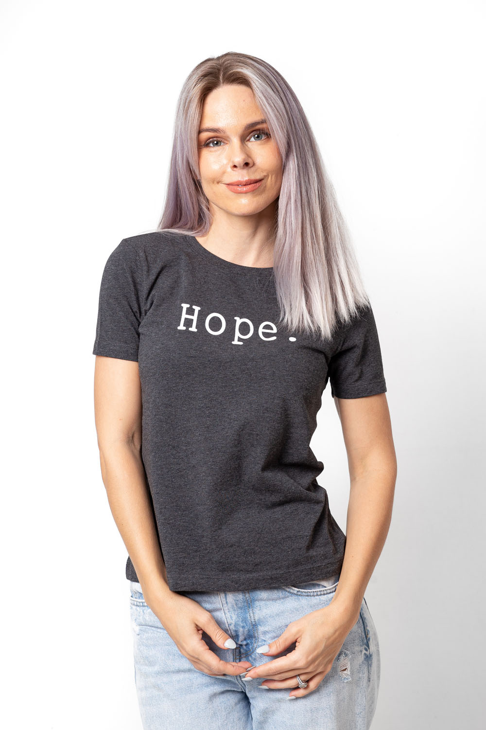 Odel Charcoal Slogan Printed Tshirt | Odel.lk