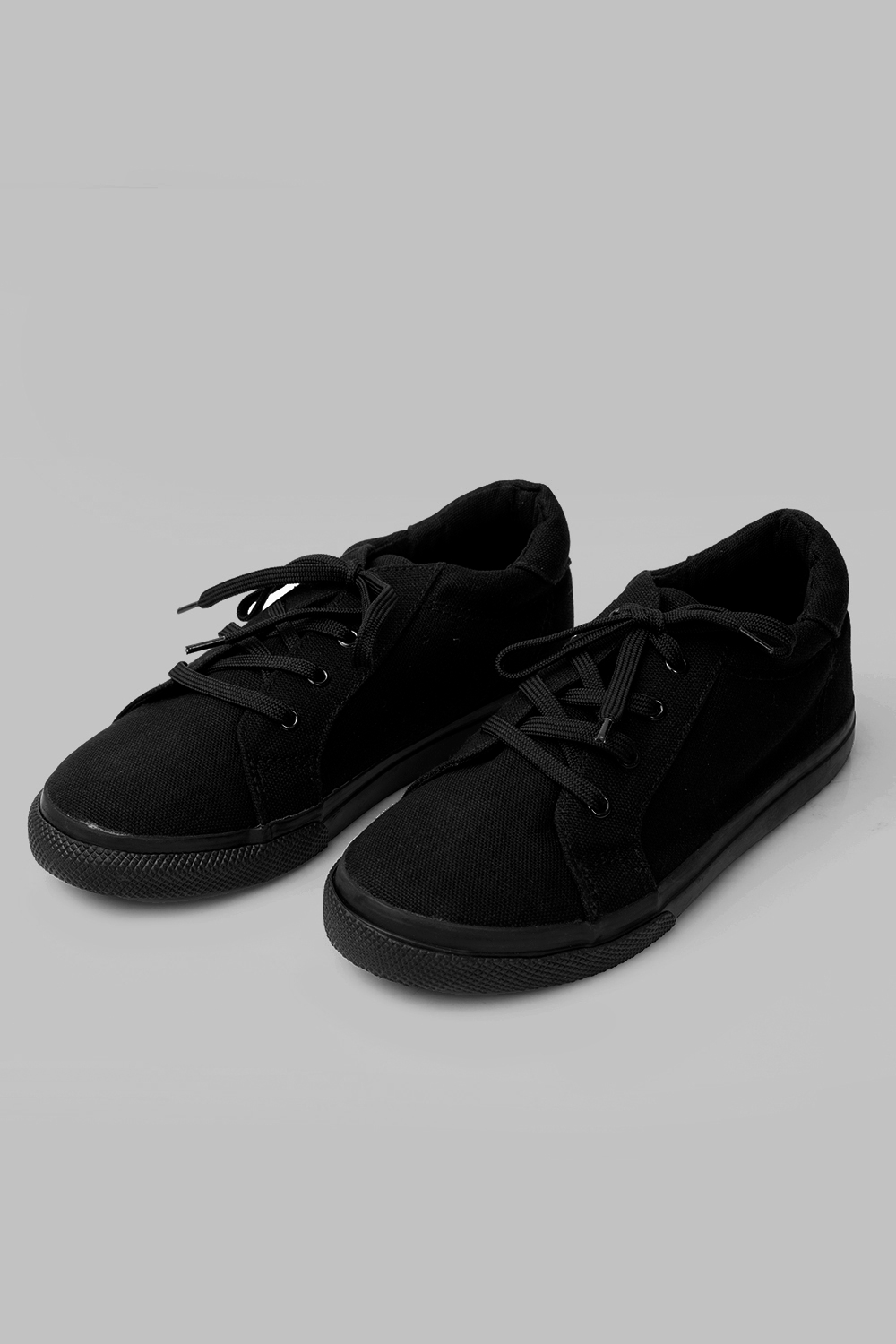 Odel Kids Unisex Black Lace School Shoes | Odel.lk