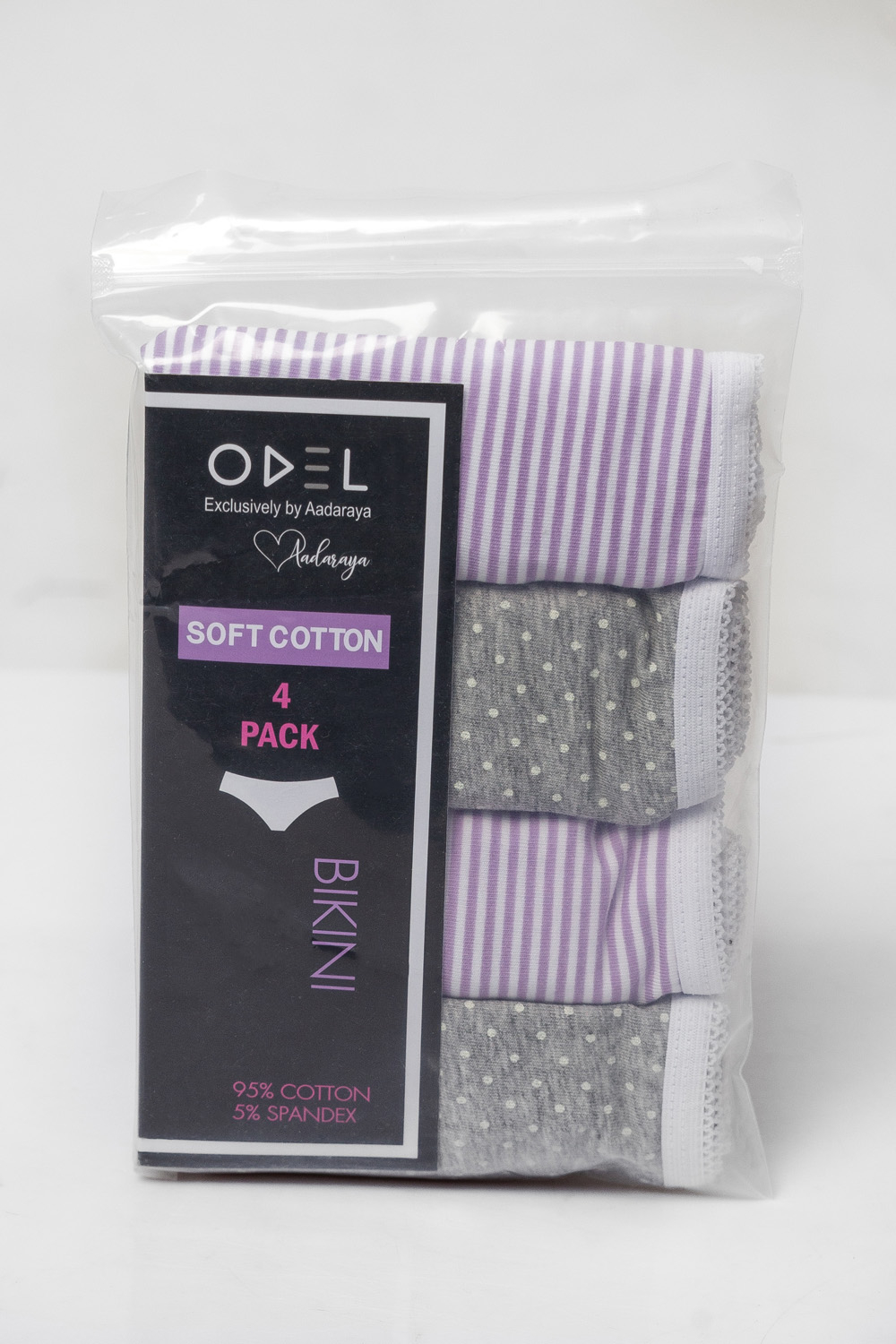Odel Cotton Bikini 04 Pcs Panty Pack | Odel.lk