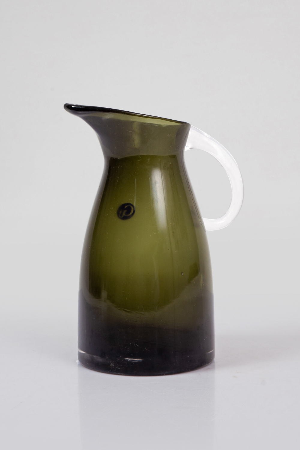 Odel Glass Jug Black Shaded 11x22cm | Odel.lk