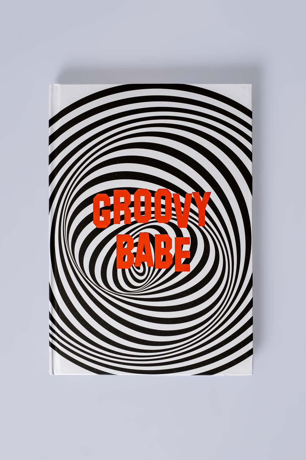 Backstage Black & White Groovy Print A5 Hard Bind Notebooks | Odel.lk