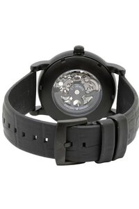 EMPORIO ARMANI AR60008 LUIGI LEATHER BLACK MEN WATCH | Odel.lk