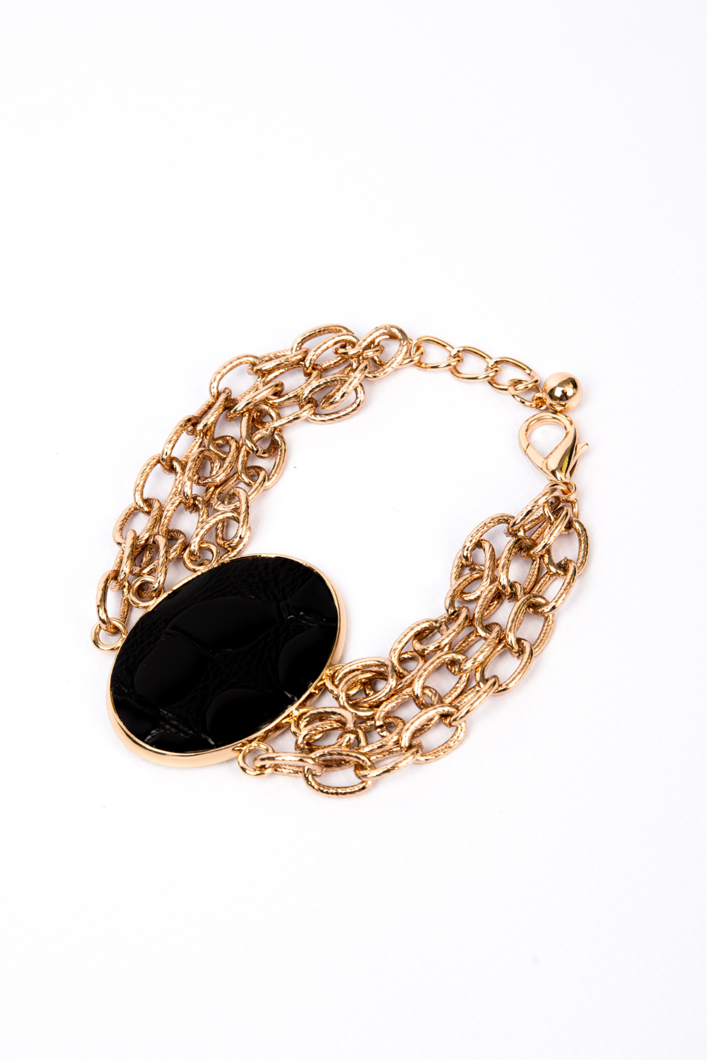 Backstage Black & Gold Chunky Bracelets | Odel.lk