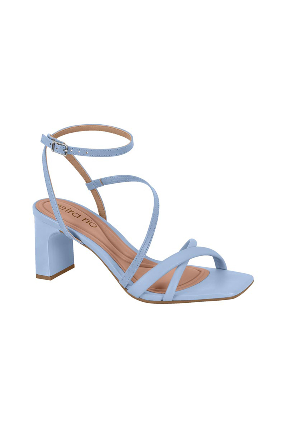 Beira Rio Womens Blue Heels | Odel.lk