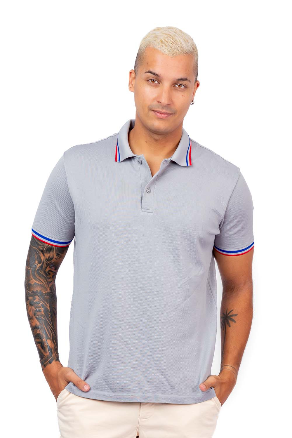 Premium Grey Polo Basic | Odel.lk