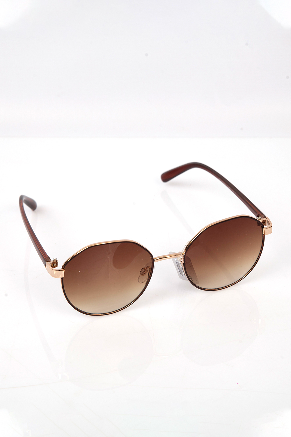 Backstage Brown Nickel Free Frame Sunglass W0115 | Odel.lk