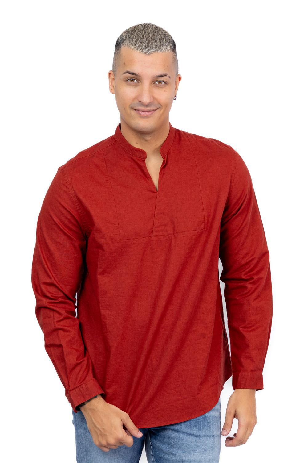 Cotton Collection Maroon Shirt By Coco | Odel.lk