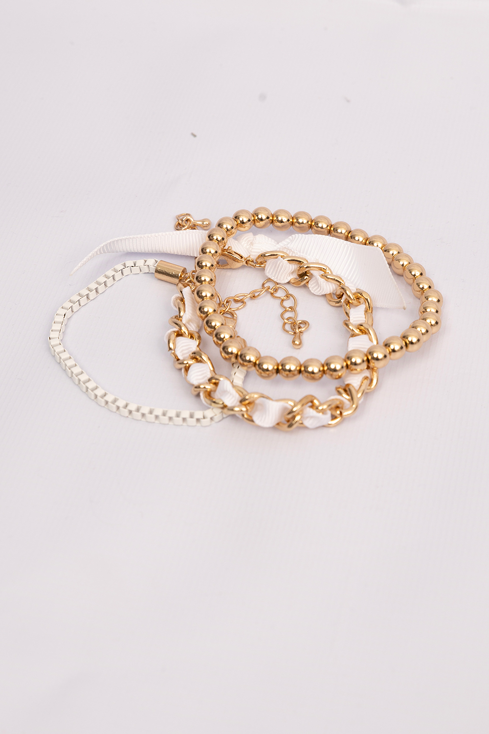 Backstage Gold Detailed Set Of Bracelets | Odel.lk