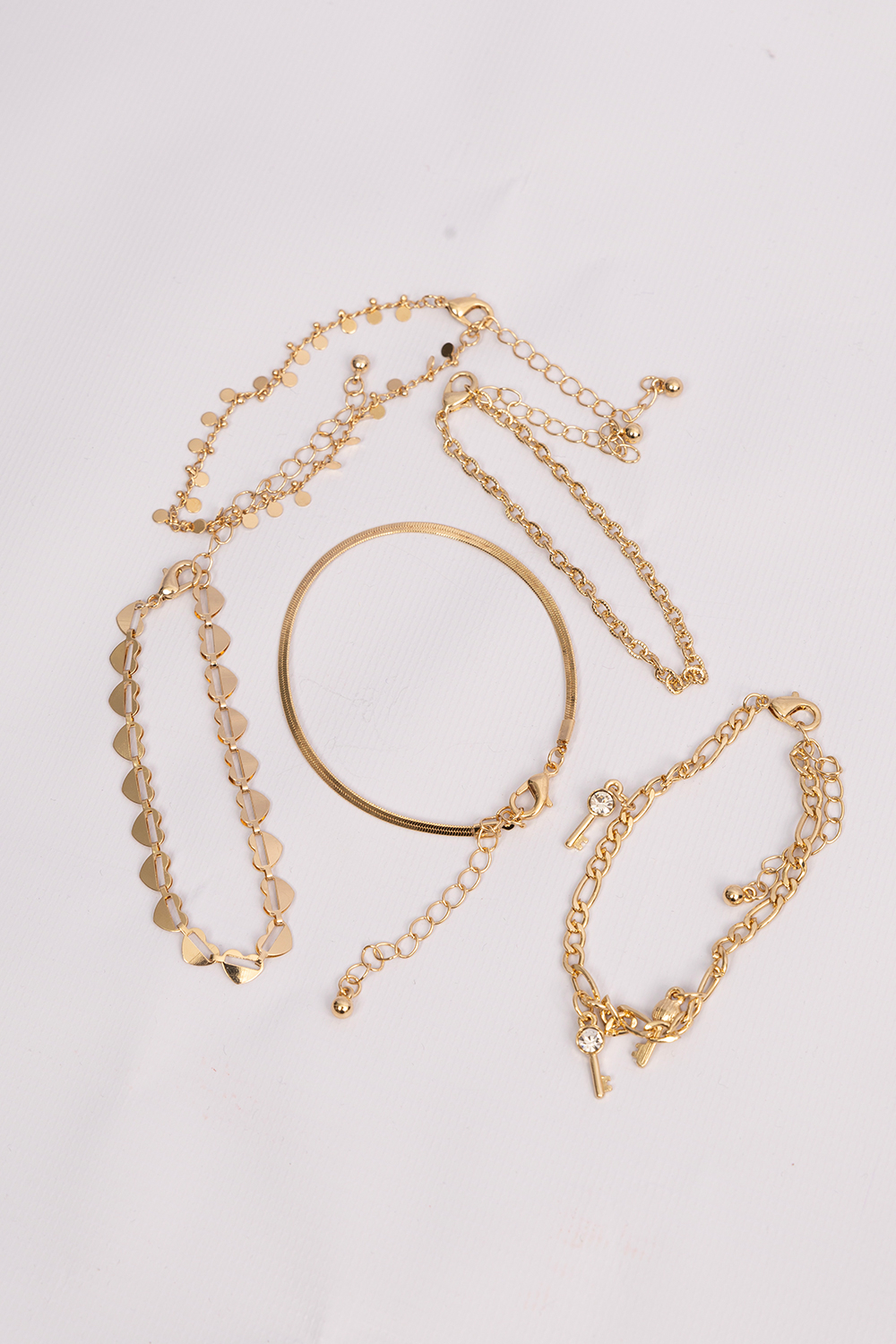 Backstage Gold Set Of Bracelets | Odel.lk