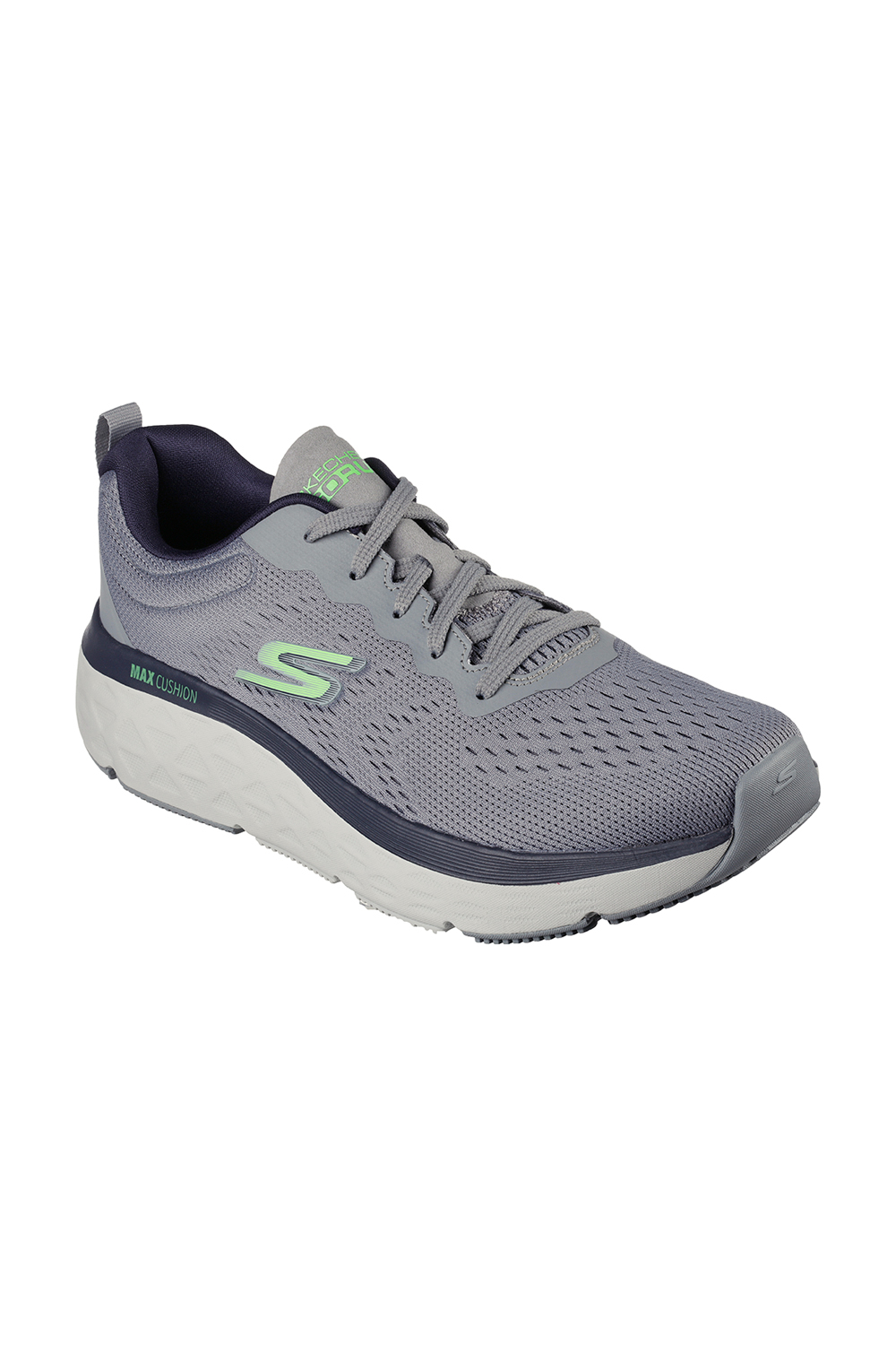 Skechers -220358-Gry-Max Cushioning Delta-Men-Running-Shoe | Odel.lk