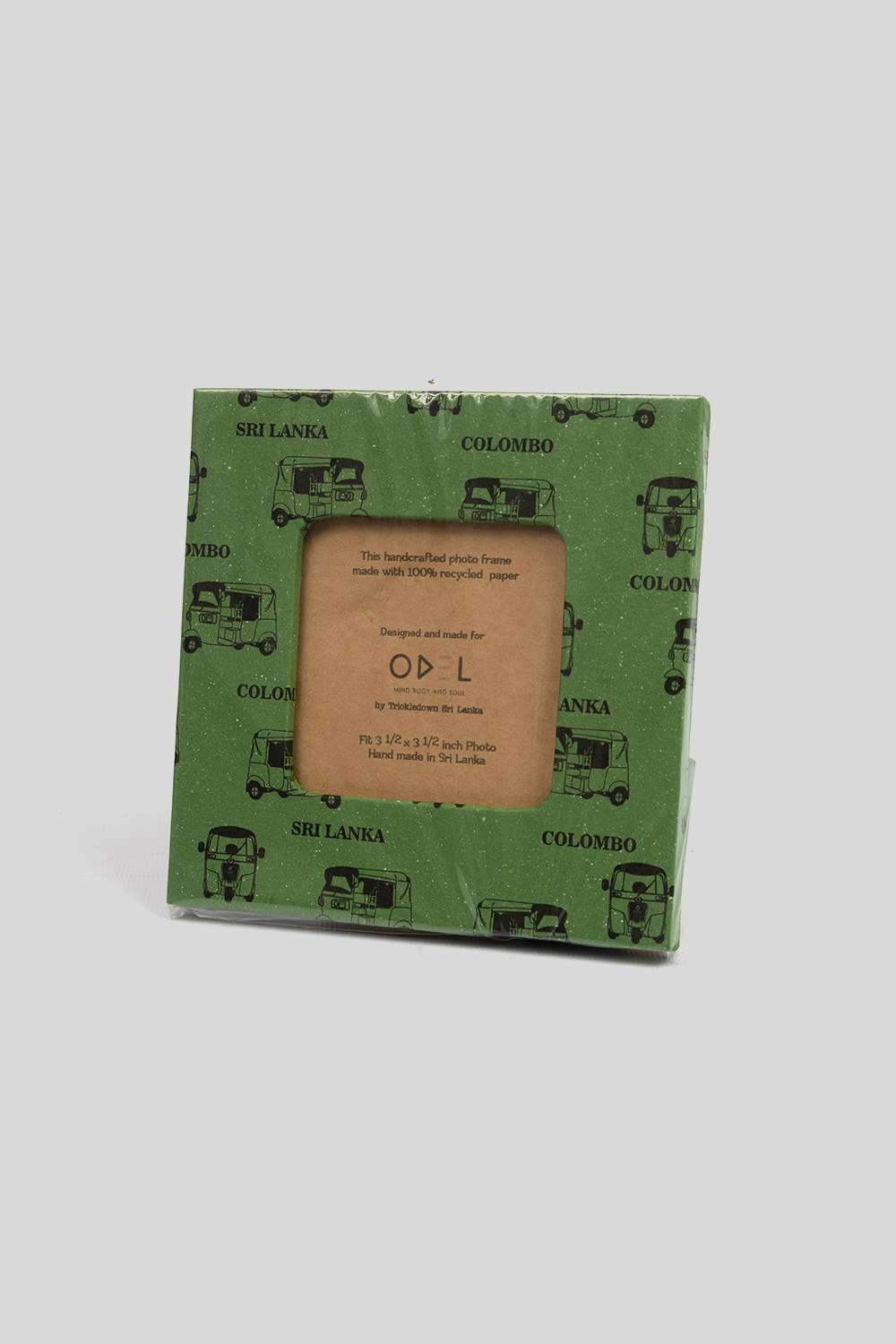 Luv Sl Photo Frame Ele Dung Tuk Tuk Small Dark Green | Odel.lk