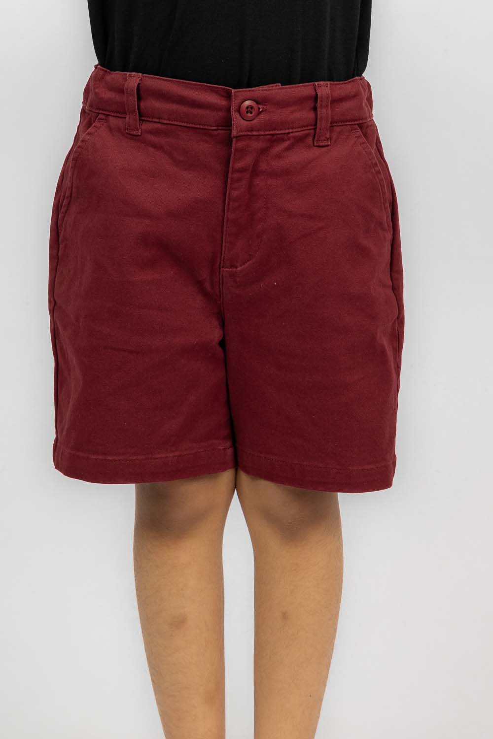 Buff & Blu Boys Maroon Short | Odel.lk