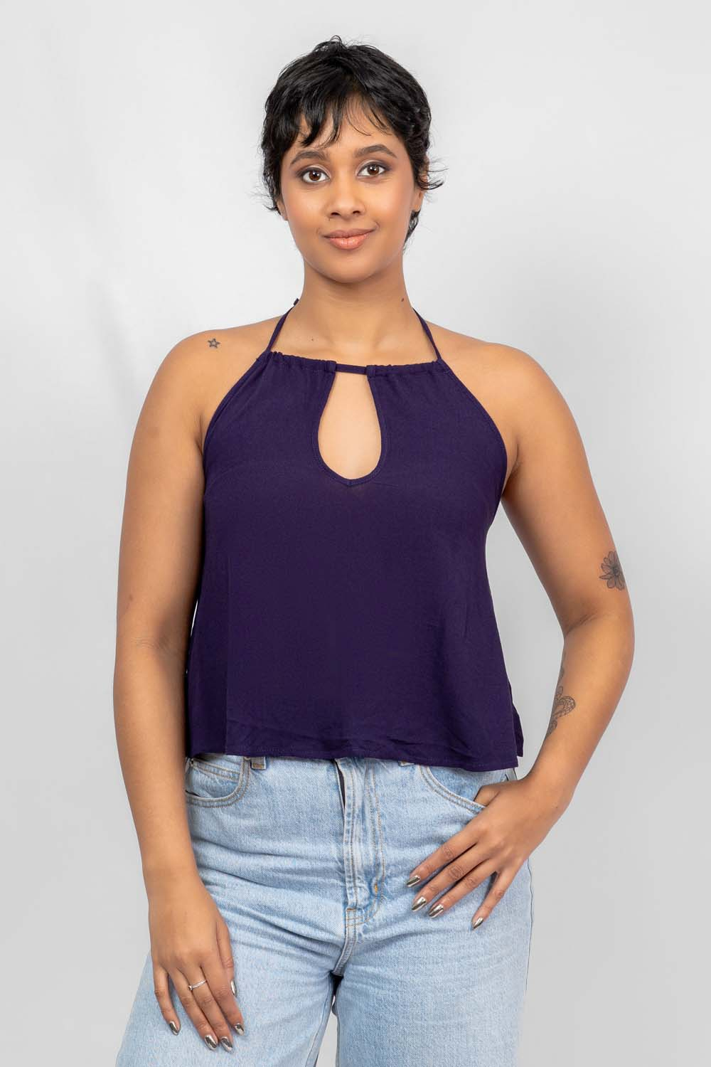 Odel Strappy Halter Neck Top | Odel.lk
