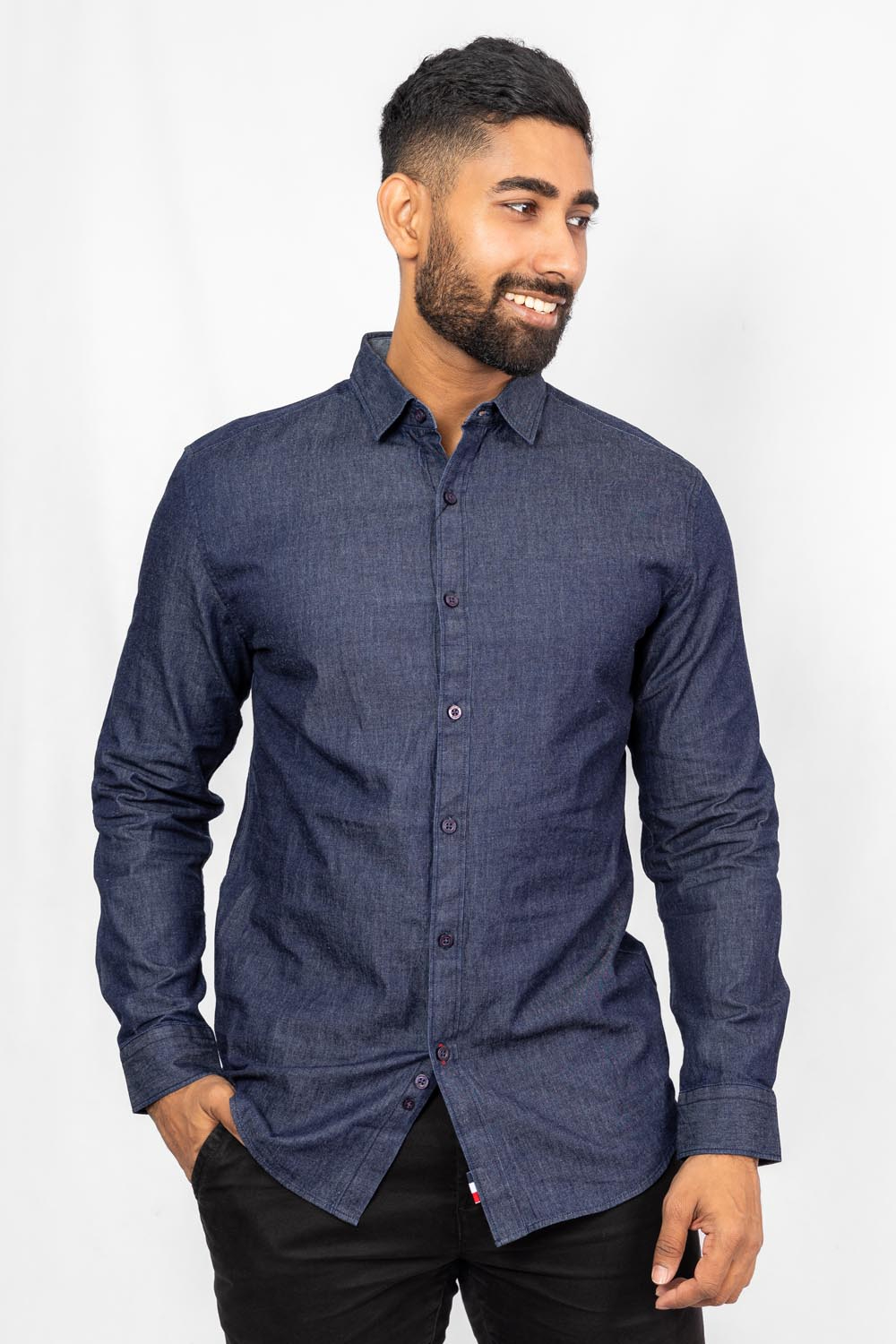 Premium Solid Long Sleeve Shirt | Odel.lk