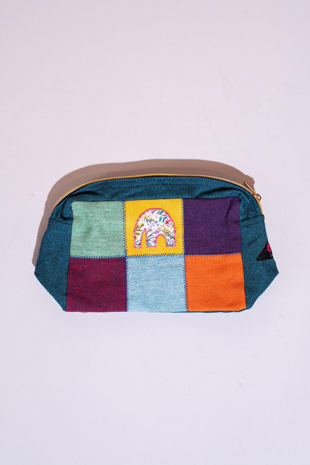 Luv Sl Purse Handloom 6 Square Multi | Odel.lk