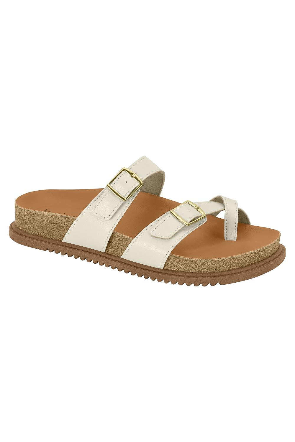 Beira Rio Women's Off White Flat | Odel.lk