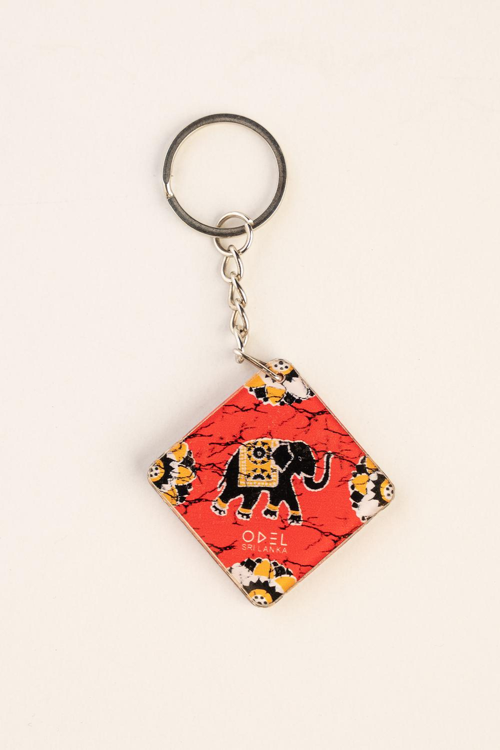 Luv Sl Key Tag Crack Design With Elephant | Odel.lk