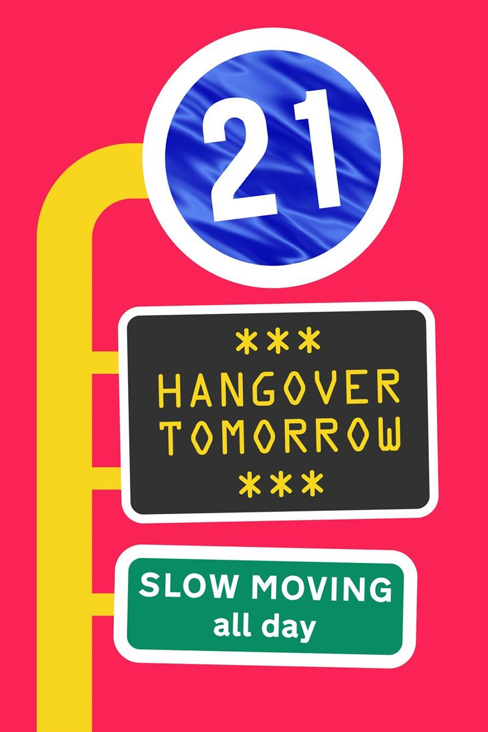 Hallmark 21St Hangover Tomorrow Birthday Card | Odel.lk