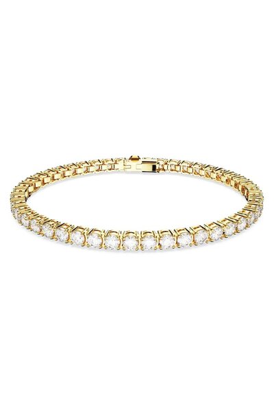 SWAROVSKI MATRIX BRACELET GOLD-TONE FINISH | Odel.lk