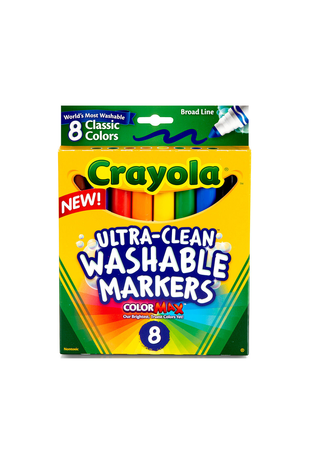 Crayola 8 Colors Board Line Ultra Clean Washable Marker | Odel.lk