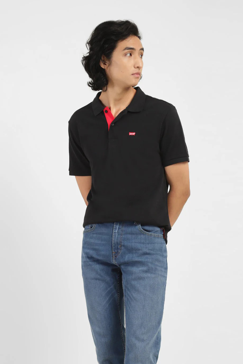 Levi's Bng New Core Solid Polo Black Polo | Odel.lk