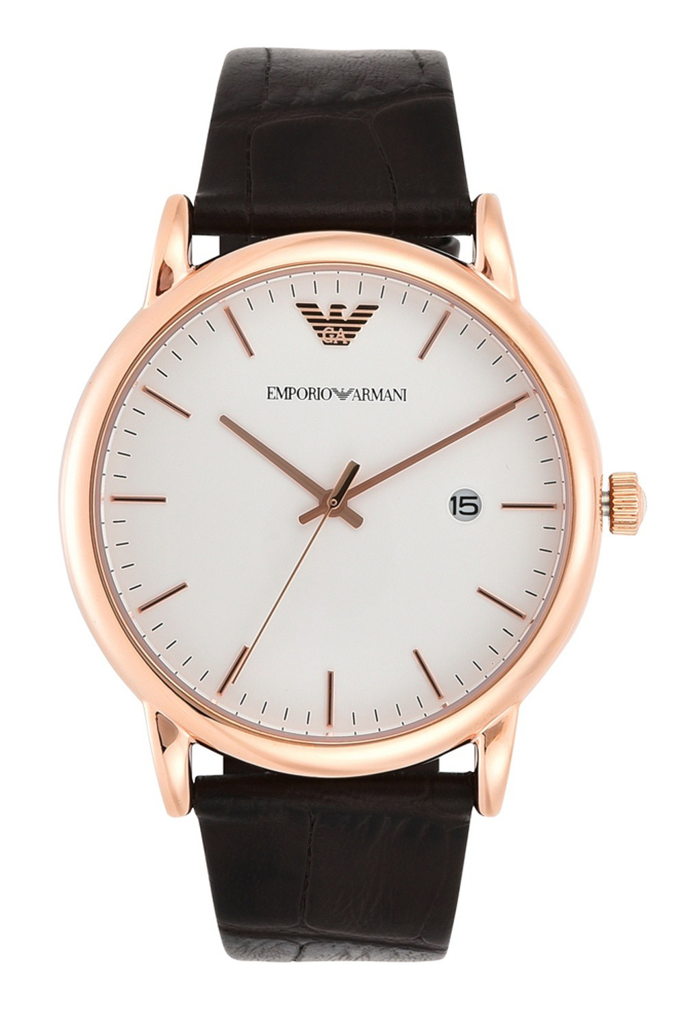 Emporio Armani Luigi Leather Men Watch | Odel.lk