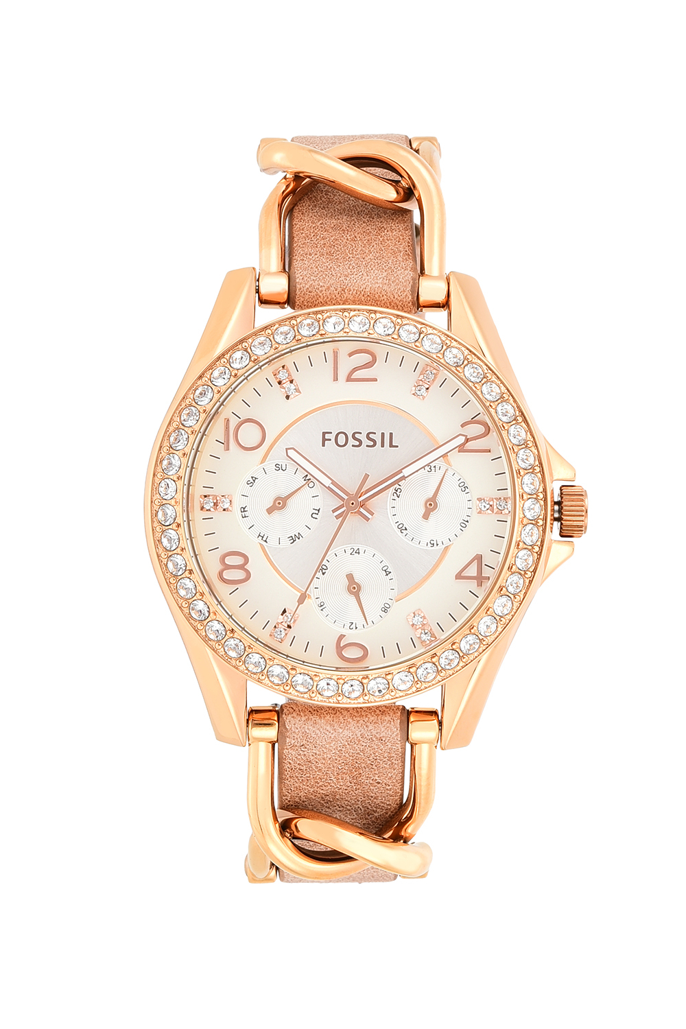 Fossil Riley Leather Women's Watch | Odel.lk