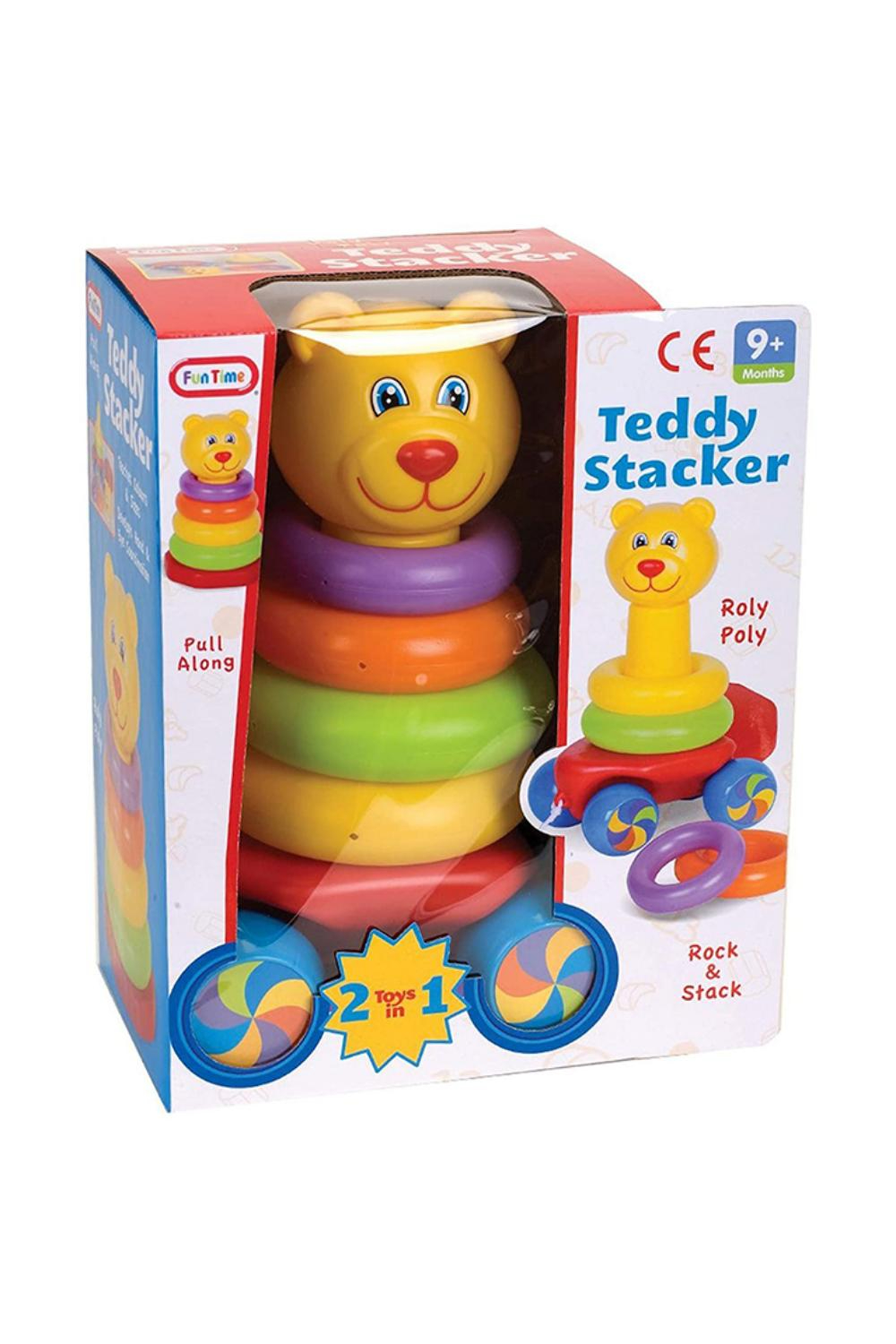 Funtime Pull Along Stacking Teddy Roly Poly | Odel.lk