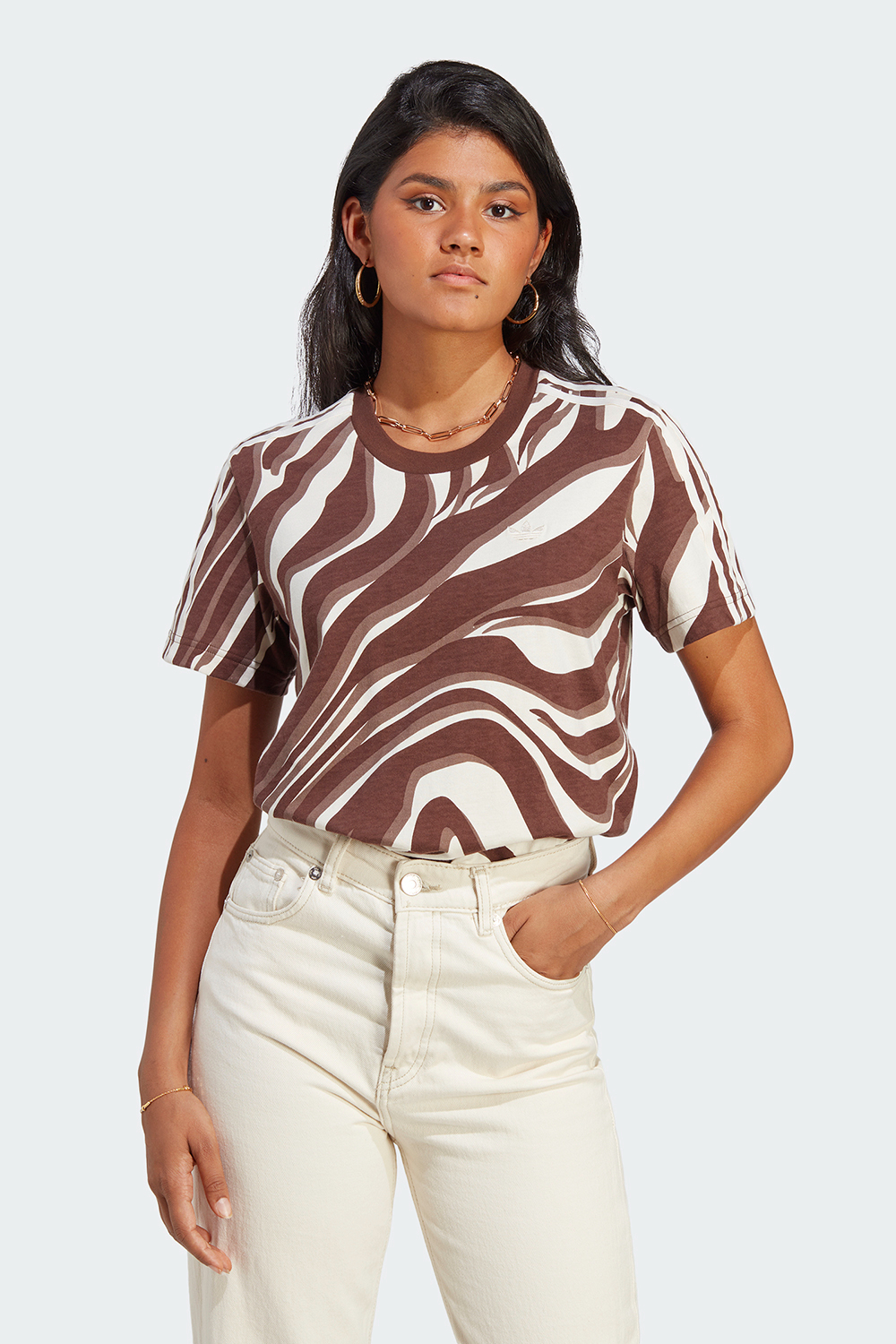 Adidas Originals Womens AOP T-Shirt Lifestyle T-Shirts | Odel.lk
