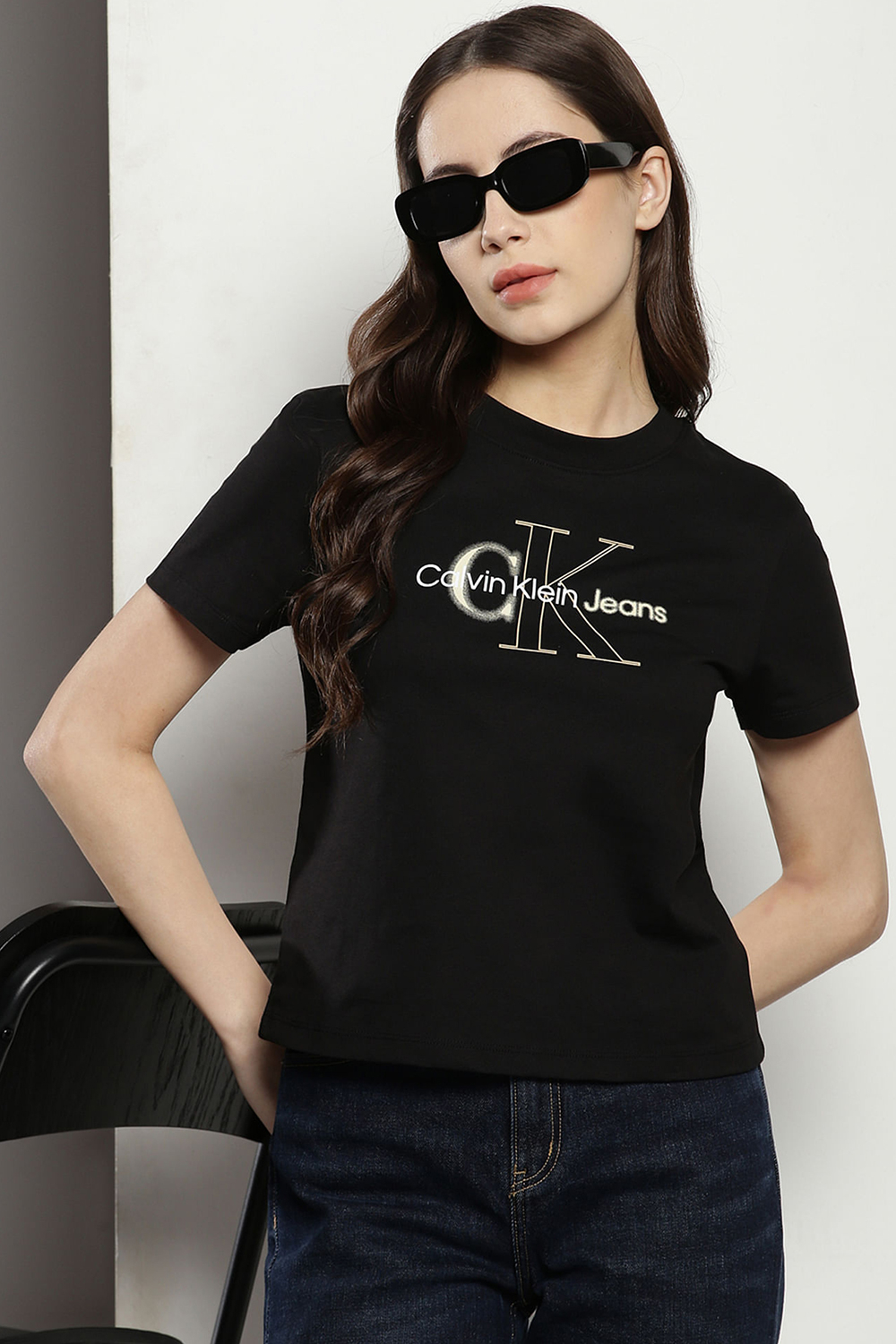 Calvin Klein Women's Cropped T-Shirt | Odel.lk
