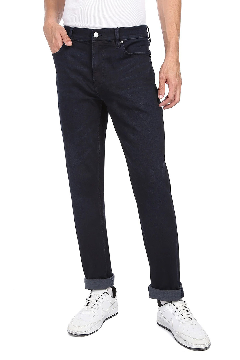 Calvin Klein Men's Blue Mid Rise Slim Fit Jeans | Odel.lk