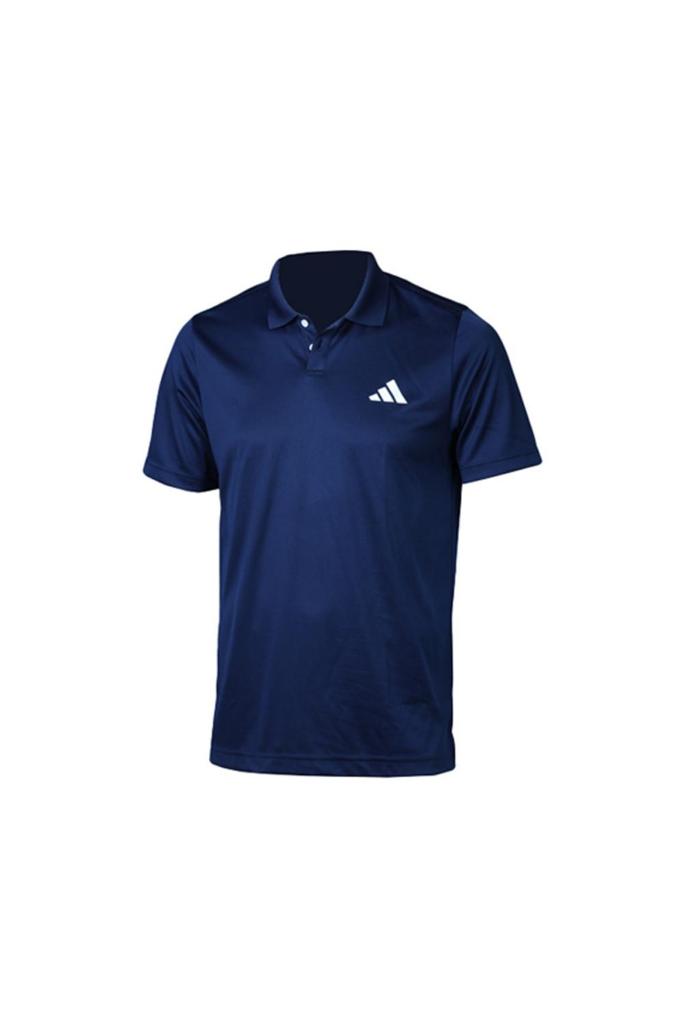 Adidas Mens Training Blue Rec.Pes. Polo Shirt | Odel.lk