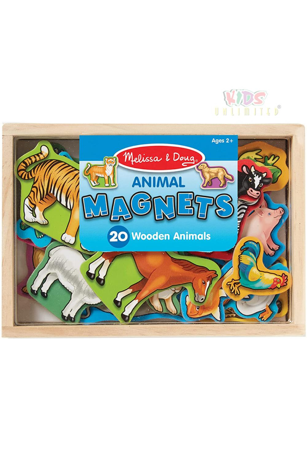 Melissa Doug Wooden Animal Magnets Set Odel.lk