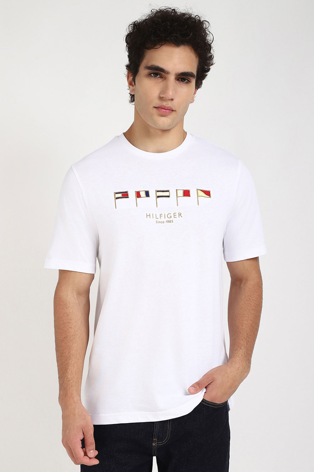 Tommy Hilfiger Men's Multi Flags T-Shirt | Odel.lk
