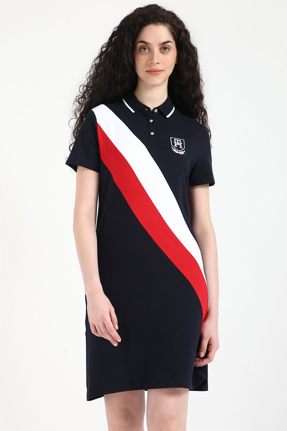 Tommy Hilfiger Women's Ash Banner Polo Dress | Odel.lk