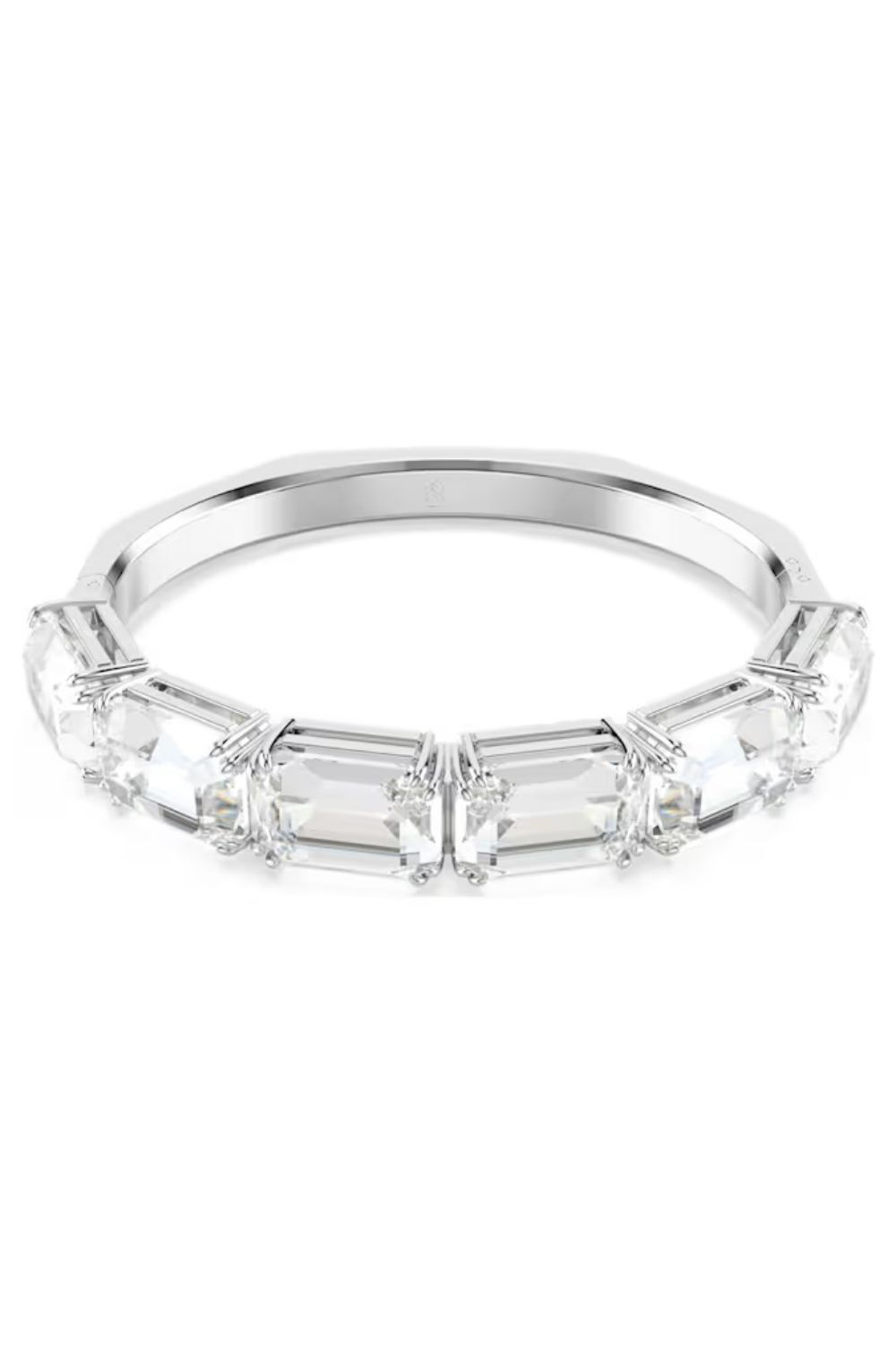 Swarovski Millenia White Octagon Cut Rhodium Plated Bracelet | Odel.lk