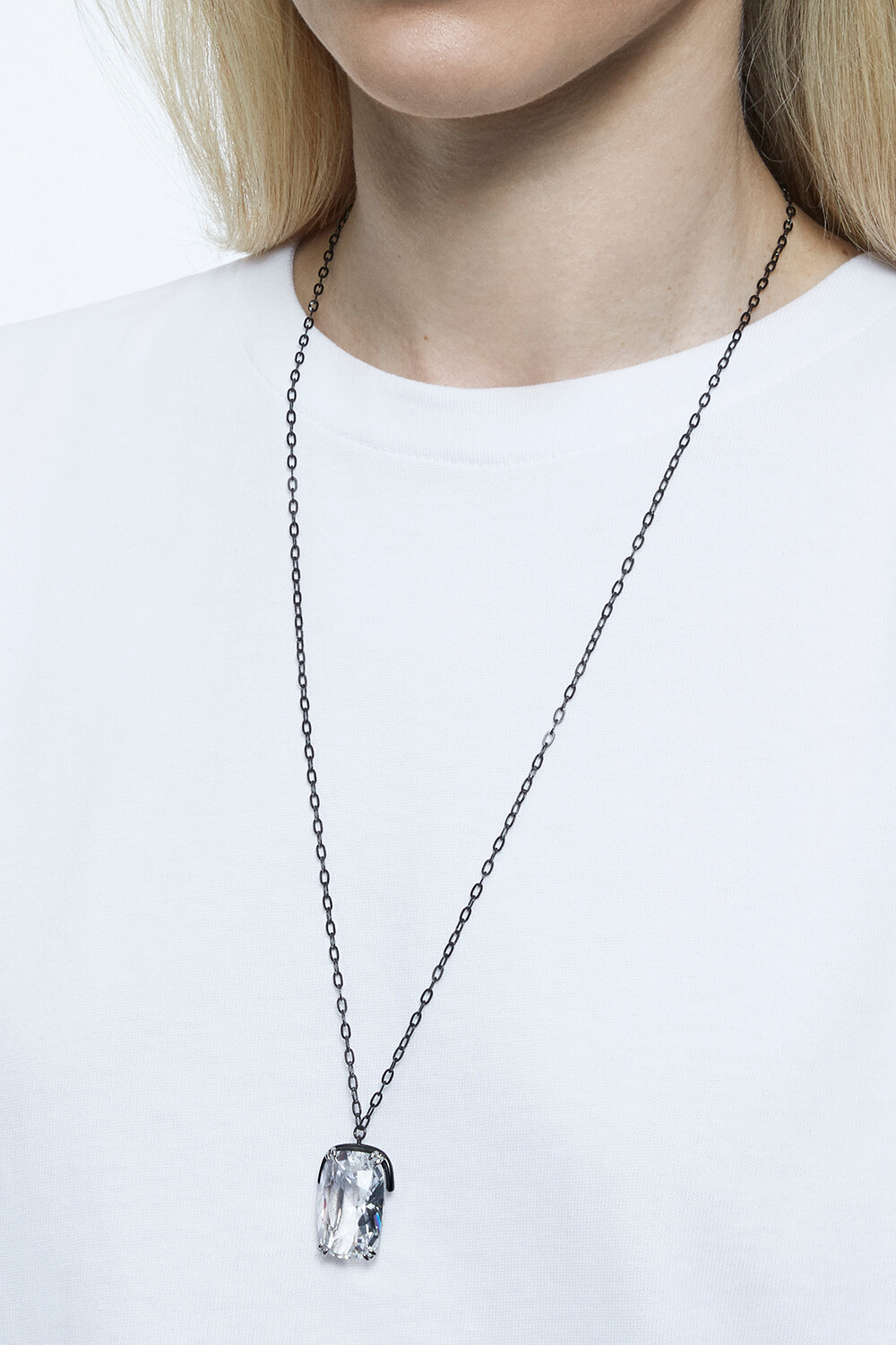 Swarovski Harmonia Pendant Oversized Crystal White Mixed Metal Finish Odel.lk