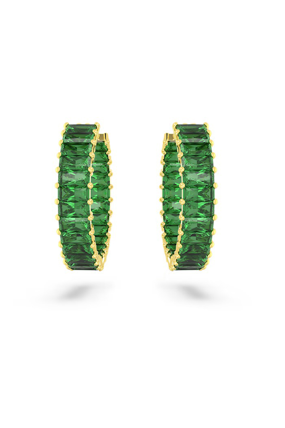 SWAROVSKI MATRIX EARRINGS GOLD-TONE FINISH | Odel.lk